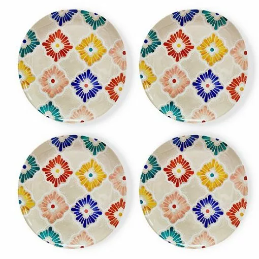 Food Network™ 4-pc. Casa Sol Melamine Dinner Plate Set is simple modern ...